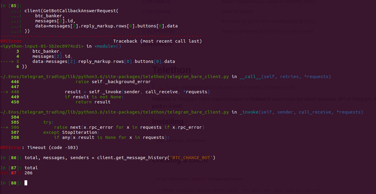 Getting a timeout error when trying to answer to Inline Bot · Issue ...