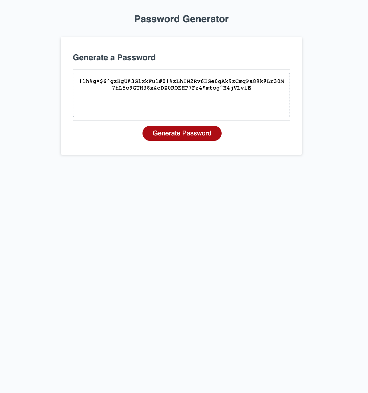 GitHub - brachtco/password-generator