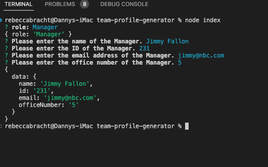 GitHub - brachtco/team-profile-generator