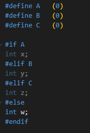 #elif syntax highlighting is not consistent · Issue #11248 · microsoft/vscode-cpptools · GitHub