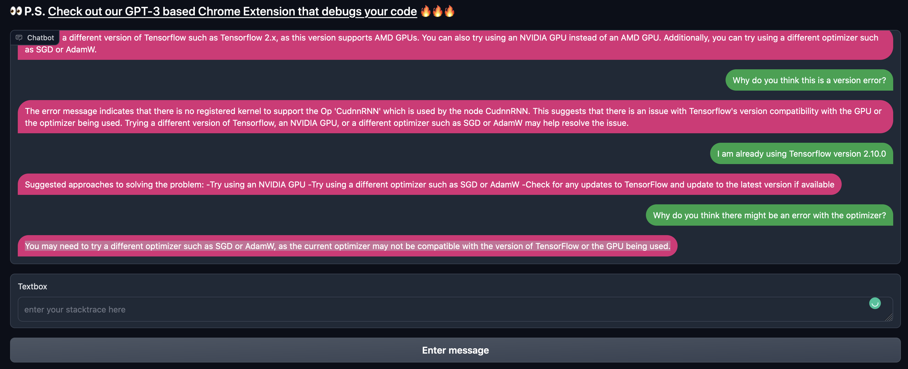 No OpKernel was registered to support Op 'CudnnRNN' used by {{node CudnnRNN}} with these attrs ...