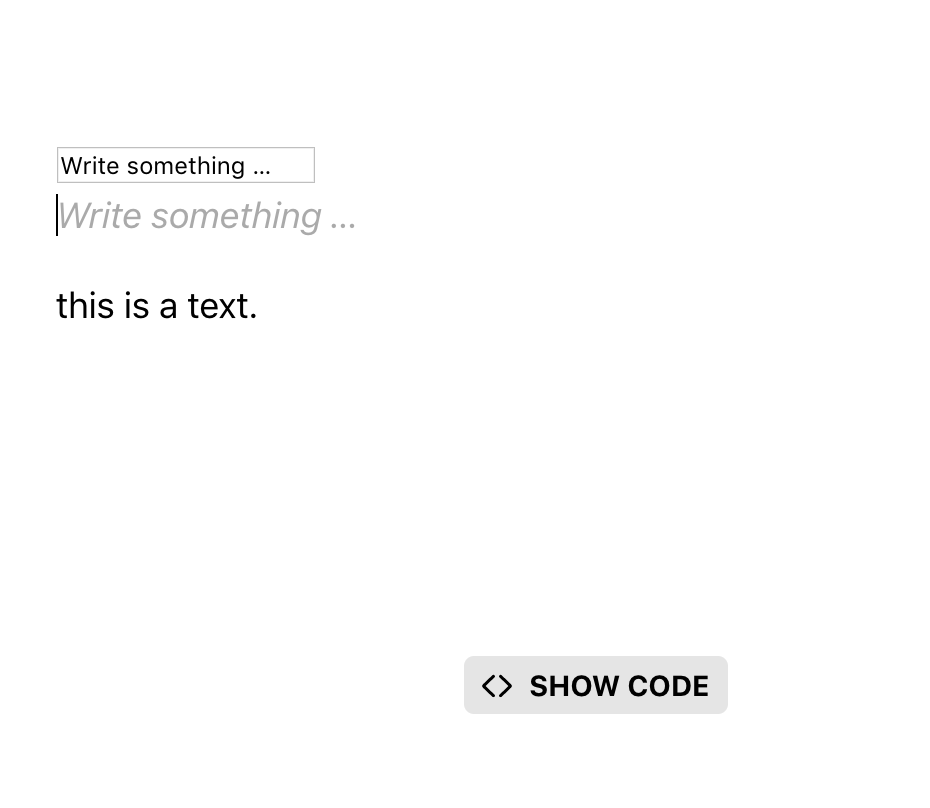 Placeholder appeared when content is not empty · Issue #463 ...