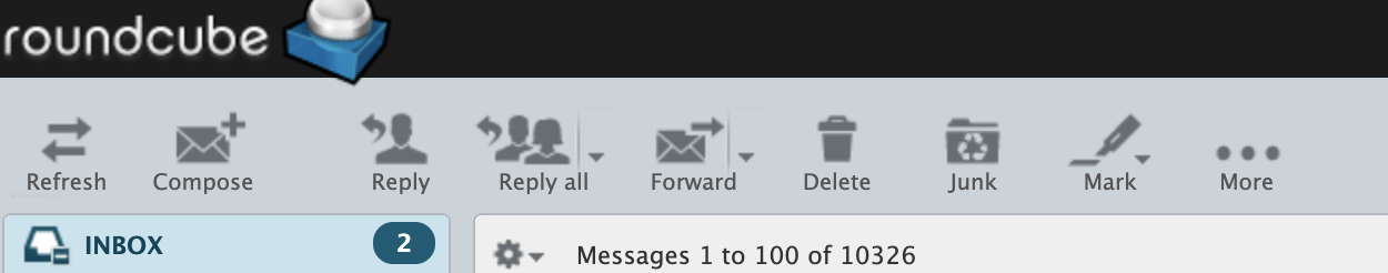 Junk buttons missing? · Issue #8616 · roundcube/roundcubemail · GitHub