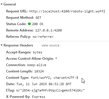 ng serve doesn't serve valid MIME types · Issue #14724 · angular/angular-cli · GitHub