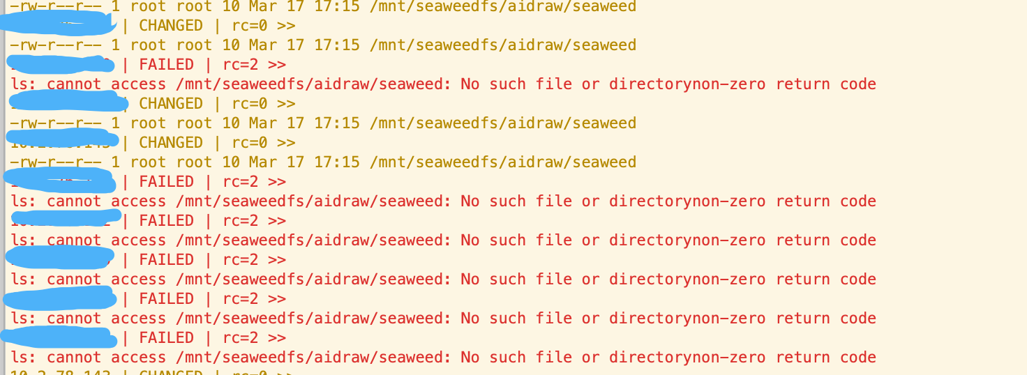 mount: data inconsistencies between multiple hosts · Issue #4319 · seaweedfs/seaweedfs · GitHub