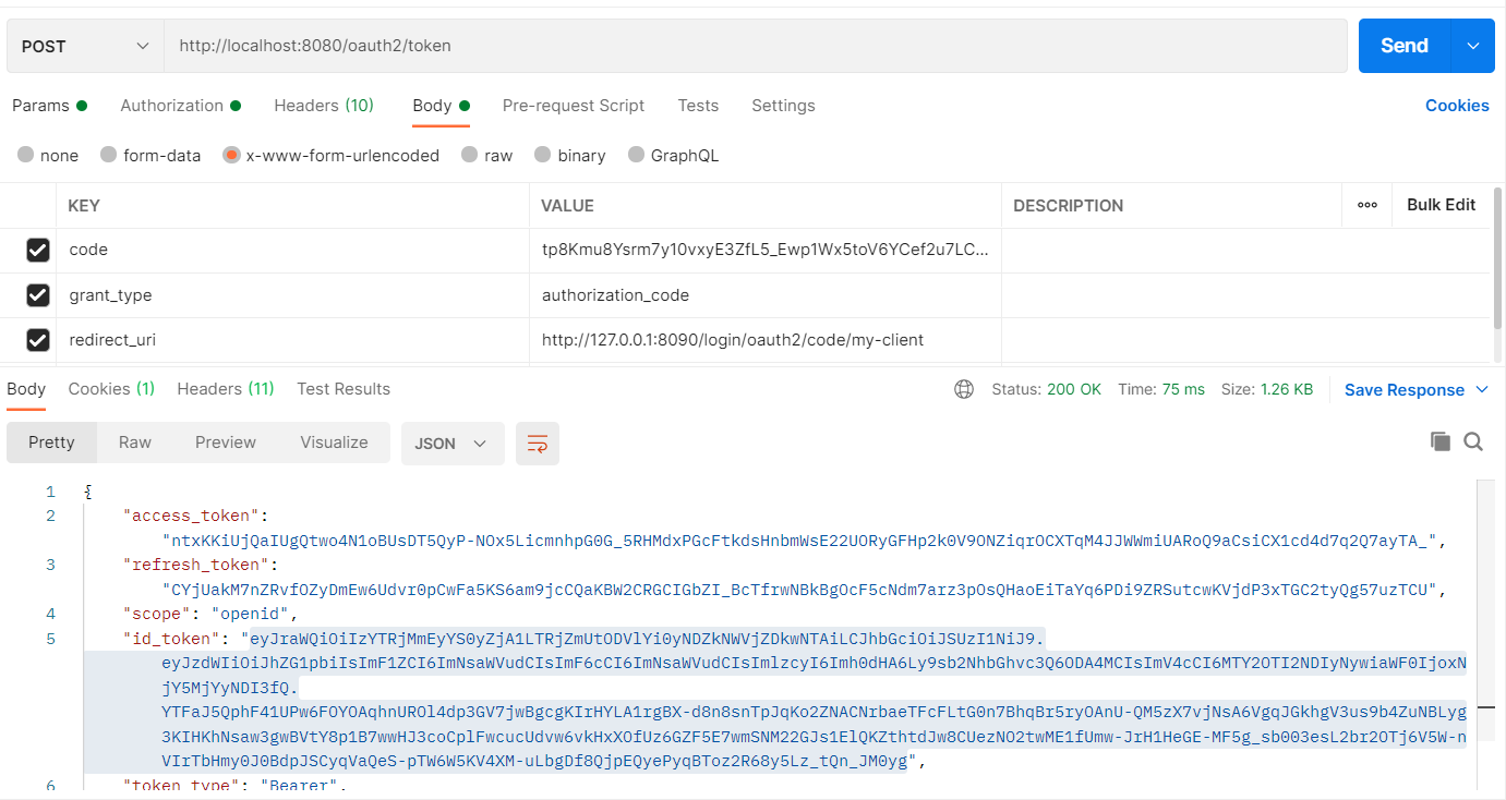 when send request to /userinfo with idtoken, it does not work · Issue #987 · spring-projects ...