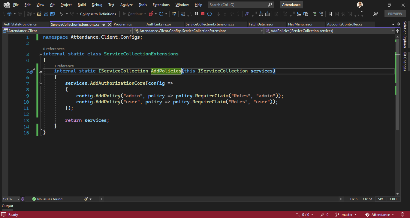 blazor wasm using new Claim("roles", role) cause @attribute [Authorize ...