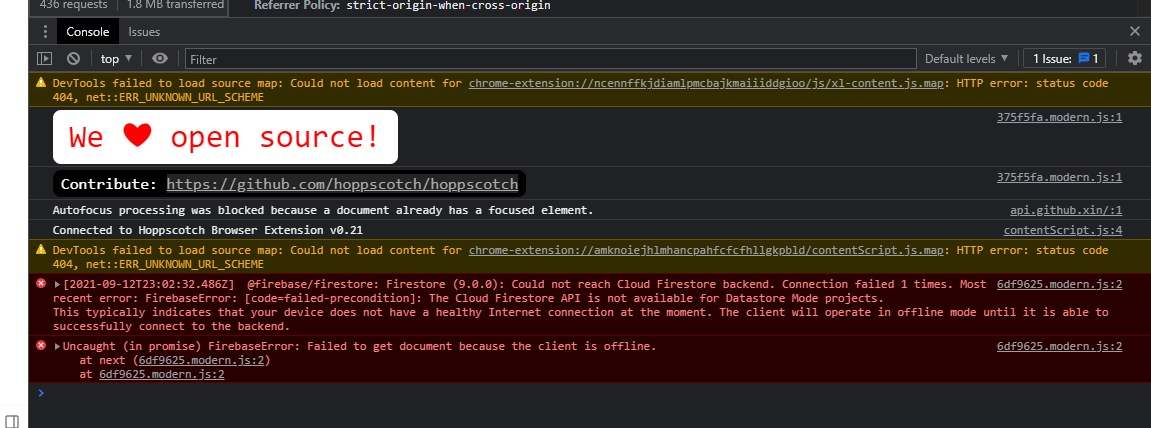 Invalid database causes data not to be synchronized · Issue #1824 · hoppscotch/hoppscotch · GitHub