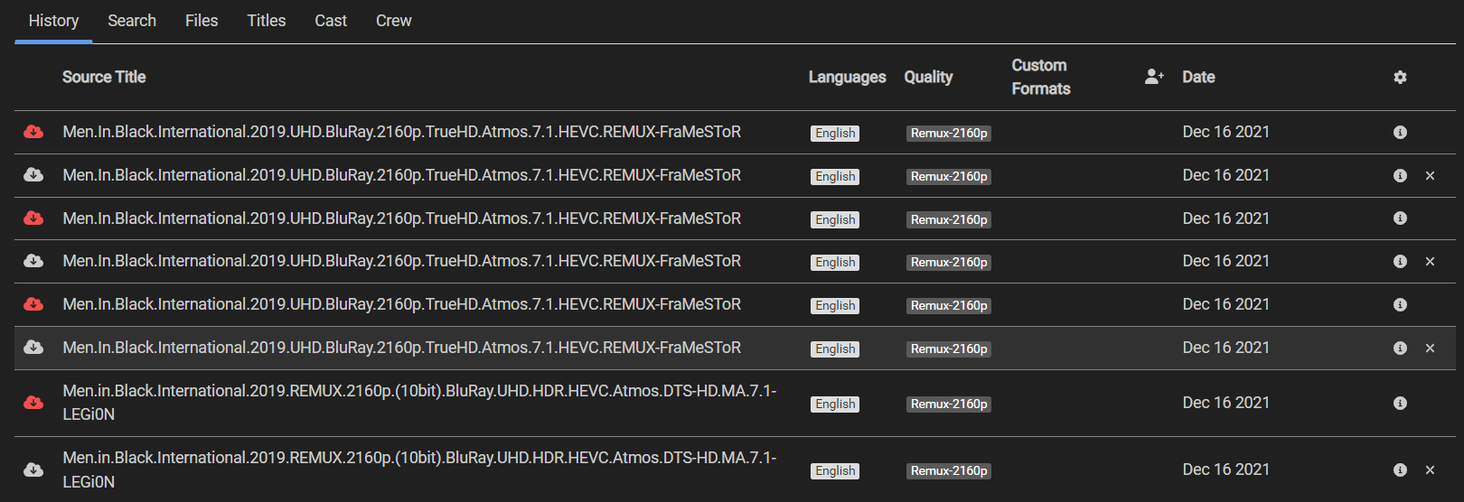 Radarr returning incorrect DATEADDED value. · Issue #8171 · Radarr/Radarr · GitHub