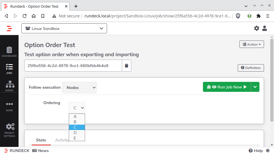 Regression - job definition load does not preserve option value ordering · Issue #7875 · rundeck ...