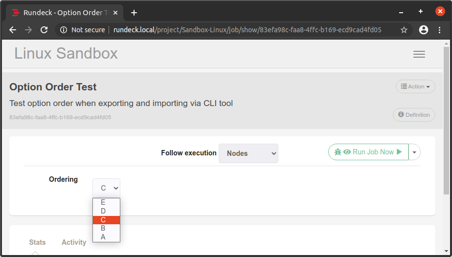 job definition load does not preserve option value ordering · Issue #6364 · rundeck/rundeck · GitHub