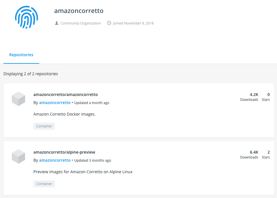 Add JRE 15 alpine tag · Issue #34 · corretto/corretto-docker · GitHub