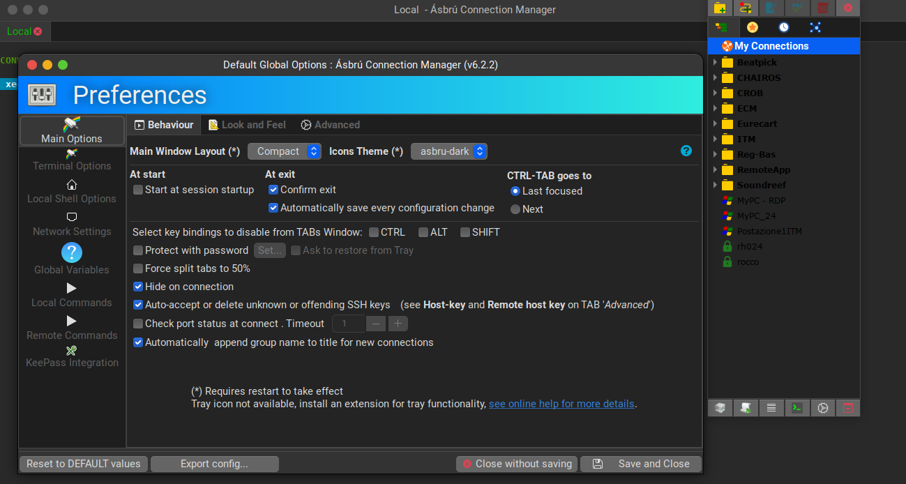 Compact layout is fullscreen · Issue #778 · asbru-cm/asbru-cm · GitHub