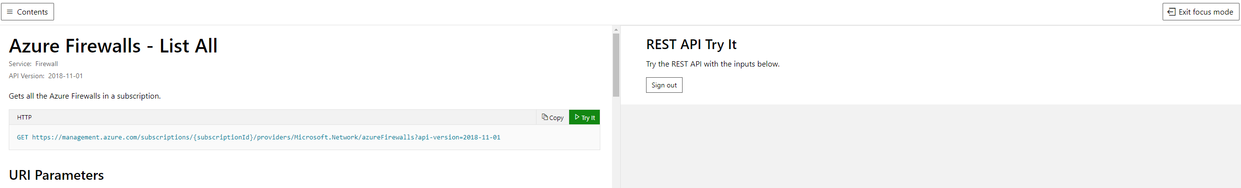 Focus mode appears blank in MS Azure Rest API · Issue #1078 · MicrosoftDocs/feedback · GitHub