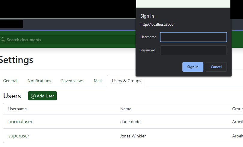 [BUG] Front end unable to handle changing the password of the currently logged in user · Issue ...