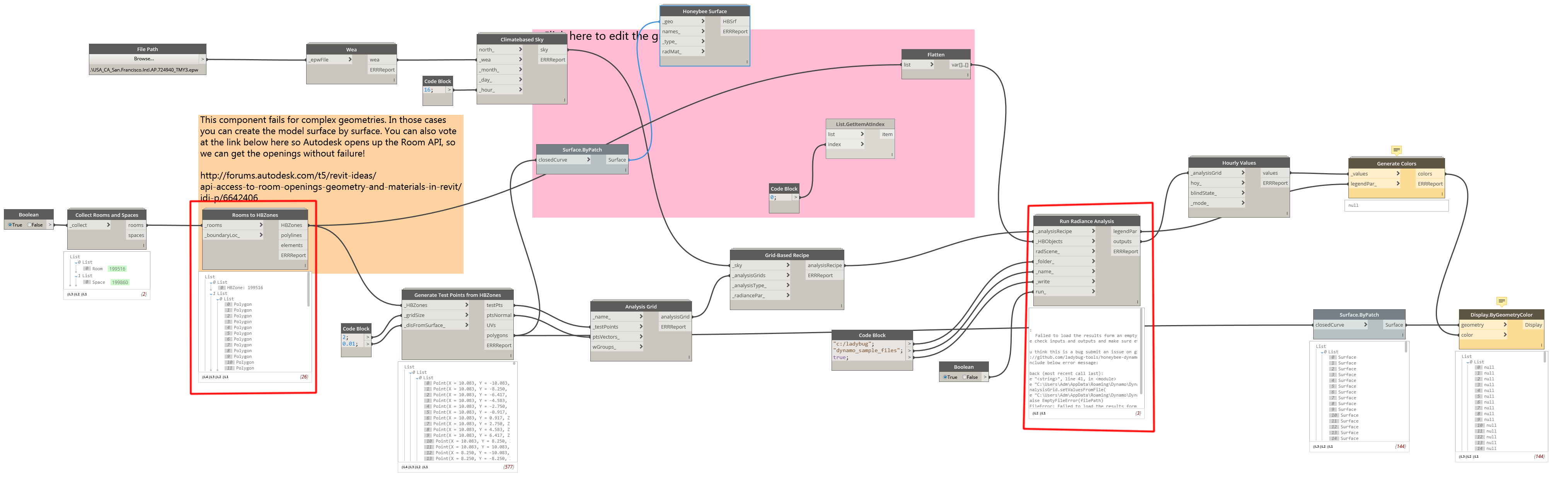 Radiance Analysis · Issue #69 · ladybug-tools/honeybee-dynamo · GitHub