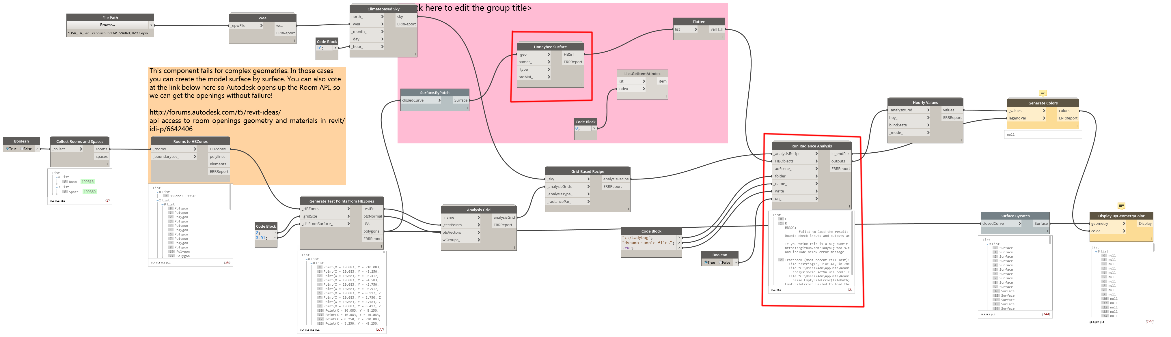 Radiance Analysis · Issue #69 · ladybug-tools/honeybee-dynamo · GitHub
