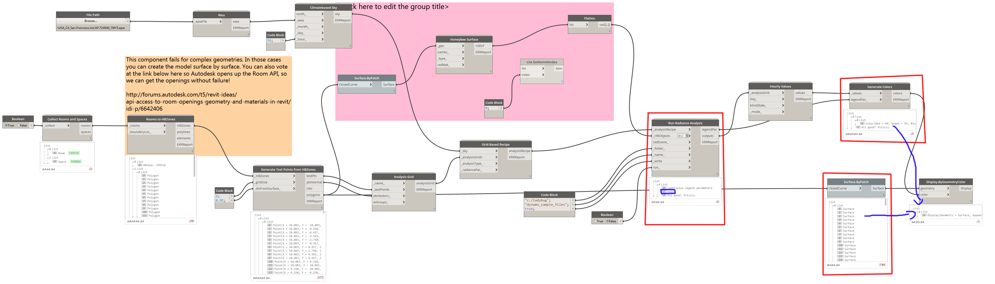 Radiance Analysis · Issue #69 · ladybug-tools/honeybee-dynamo · GitHub