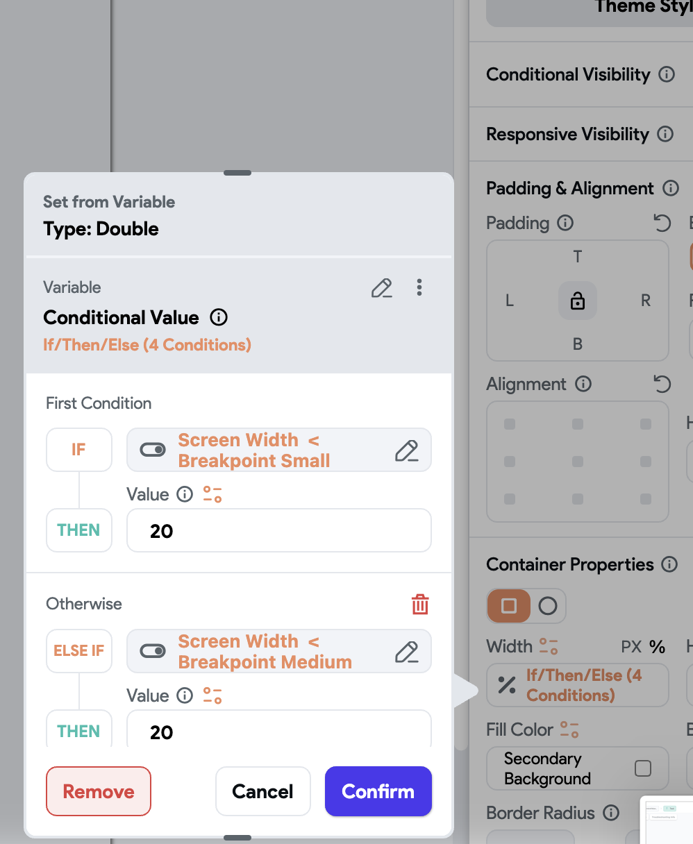 Responsive Value variable should also cater for width percentage · Issue #980 · FlutterFlow ...