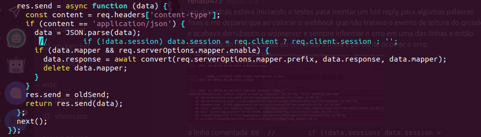 Erro - Start Session com WebHook · Issue #322 · wppconnect-team ...