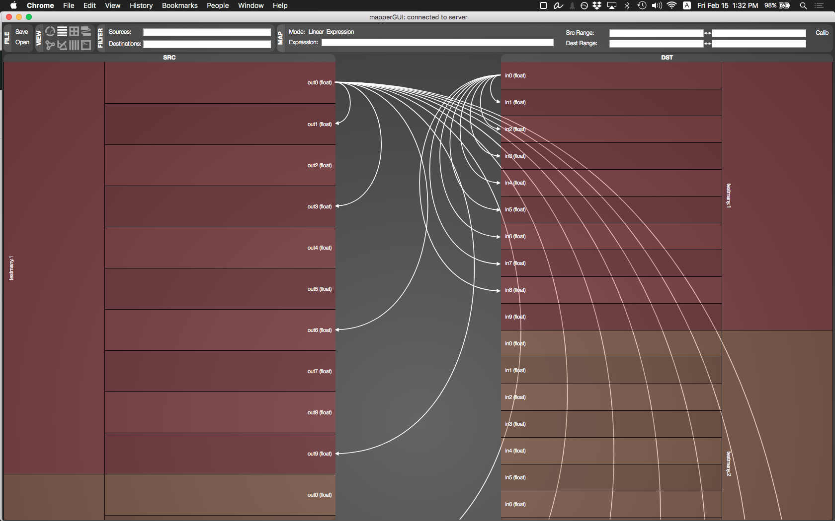 Maps from a table to itself grow in size without bound · Issue #9 · libmapper/webmapper · GitHub