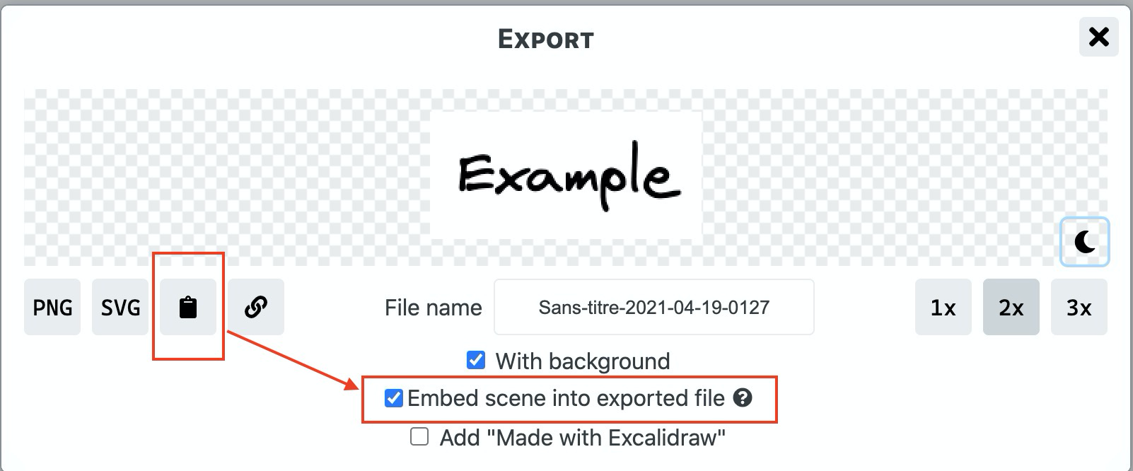 Embed Scene Diagram When Exporting To Clipboard · Issue 3467 · Excalidraw Excalidraw · Github