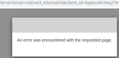 Authentication problem: error=redirect_mismatch · Issue #4308 · aws ...