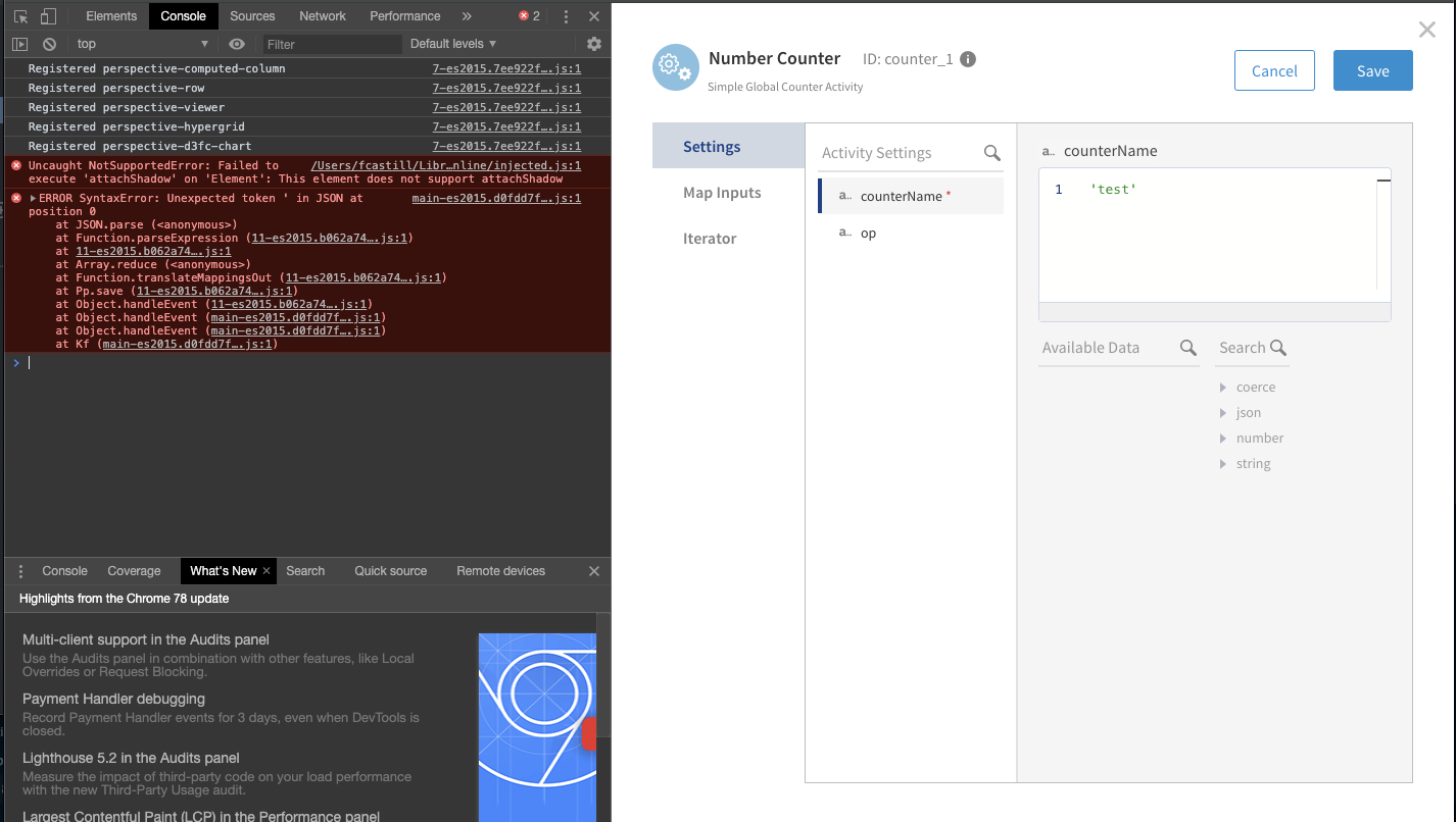 Mapper: Cannot save expressions that are only single or back-quoted strings · Issue #1262 ...