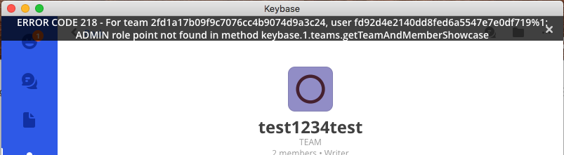 Error code 218 when accessing KBFS team directory · Issue #13775 · keybase/client · GitHub