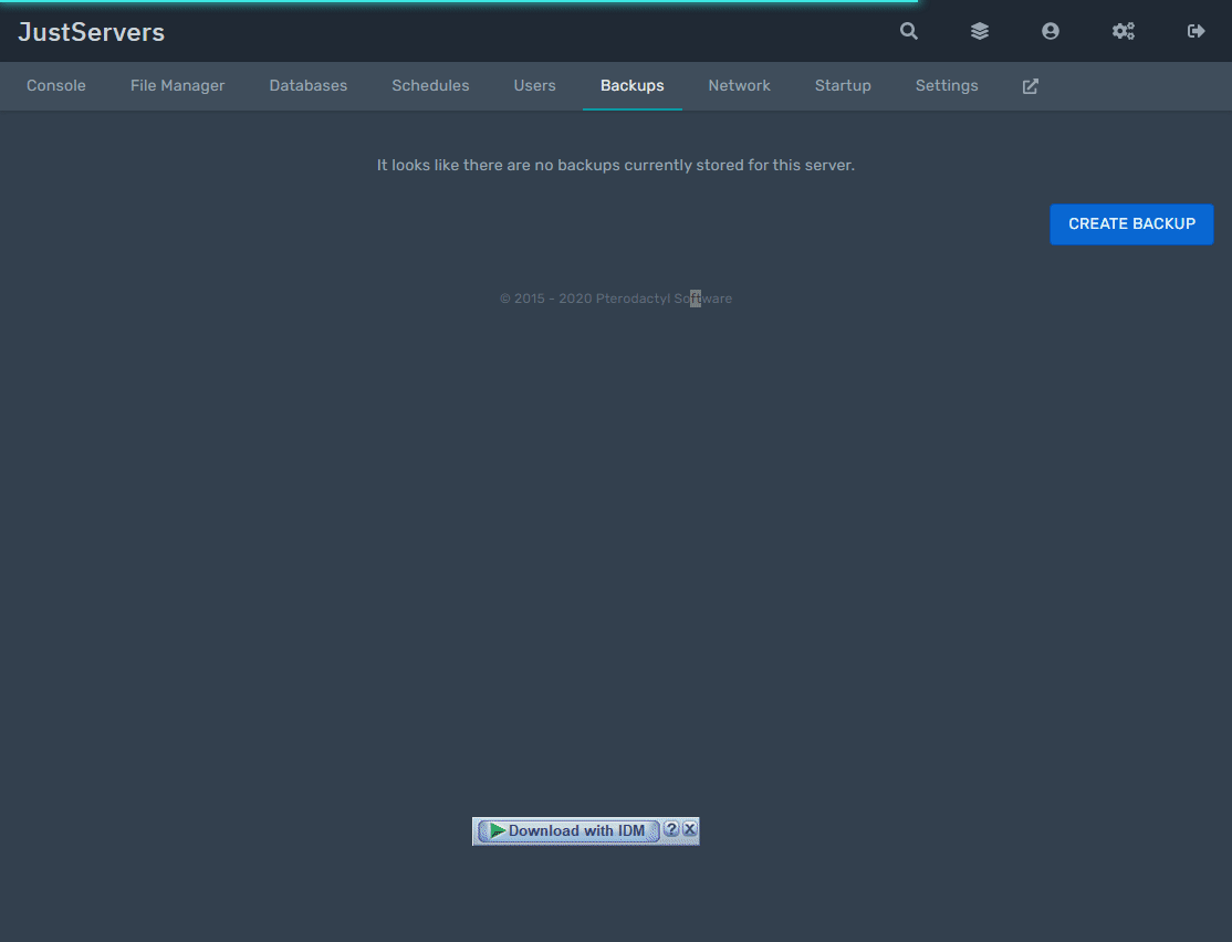 Unable to download backups · Issue #3151 · pterodactyl/panel · GitHub