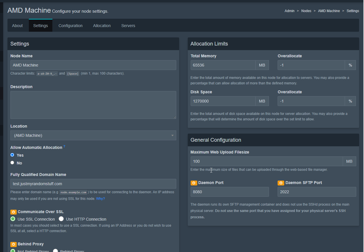 Able to make 2 nodes with 1 FQDN · Issue #2036 · pterodactyl/panel · GitHub