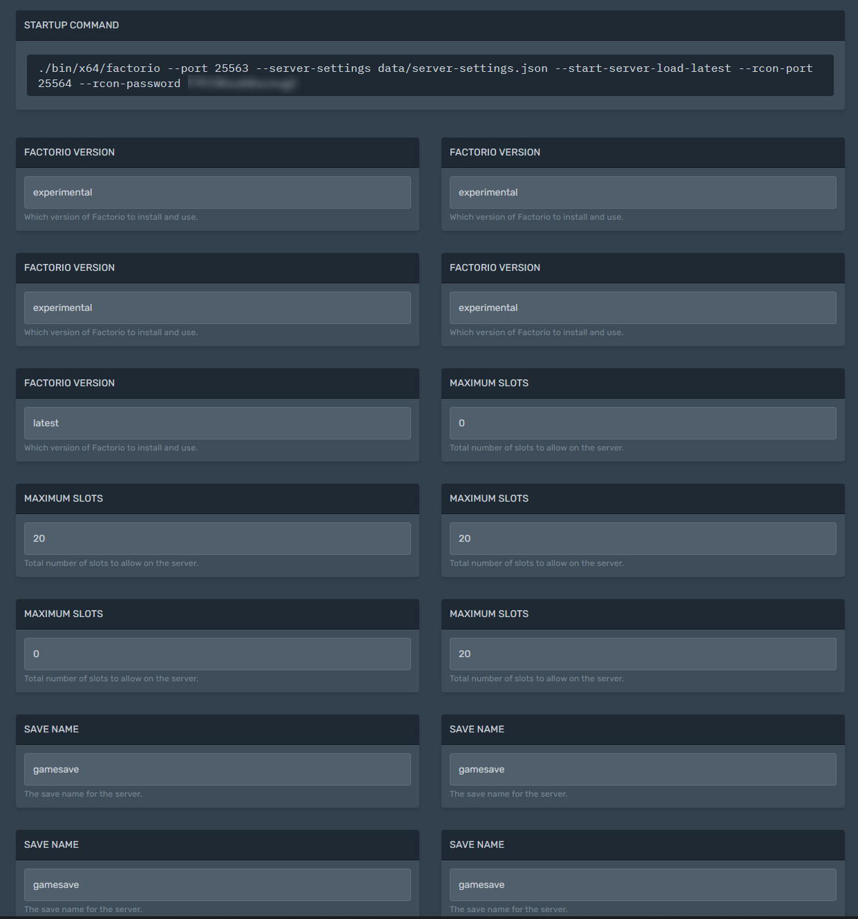 Duplicate Server Variables · Issue #2250 · pterodactyl/panel · GitHub