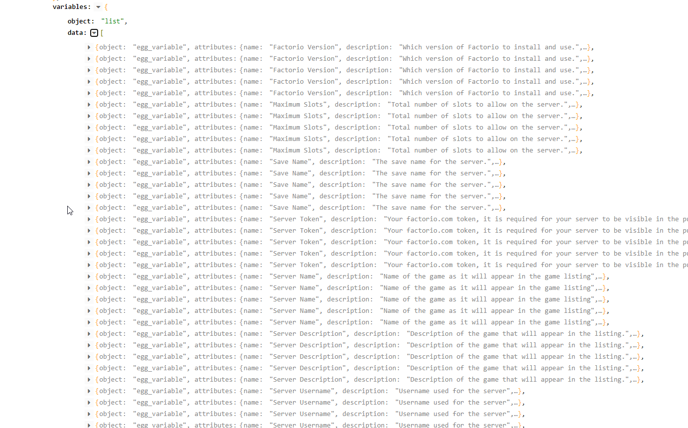 Duplicate Server Variables · Issue #2250 · pterodactyl/panel · GitHub