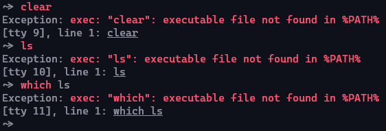 Some basic commands are not available on Windows · Issue #1572 · elves/elvish · GitHub