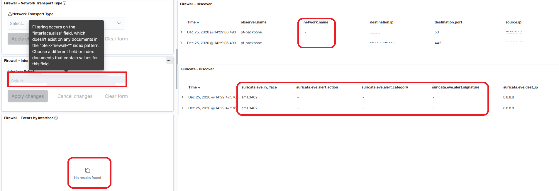 Interfaces and Suricata Configuration Issues · Issue #236 · pfelk/pfelk · GitHub