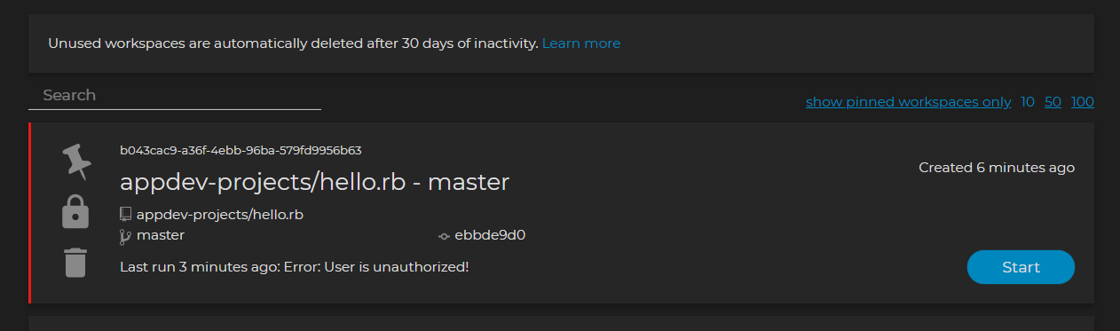 Unable to log into Gitpod workspaces; am getting "Sorry, something went wrong 😓 Error 504" in ...