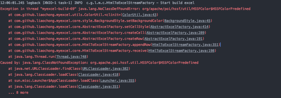 还需要额外引入poi依赖吗？ · Issue #174 · liaochong/myexcel · GitHub