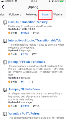 如何查看自己star的项目呢 · Issue #20 · PPHubApp/PPHub-Feedback · GitHub