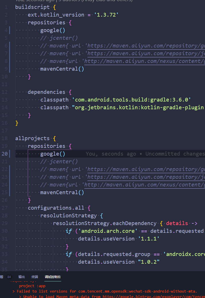 求助，无法下载com.tencent.mm.opensdk:wechat-sdk-android-without-mta · Issue #444 · OpenFlutter/fluwx ...