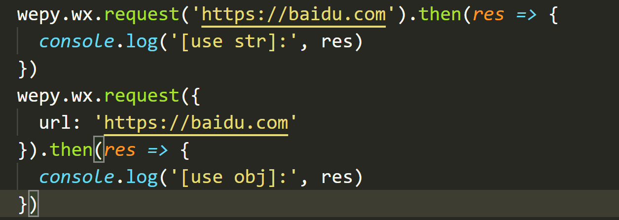 wepy.request api 怎么用的 · Issue #2533 · Tencent/wepy · GitHub