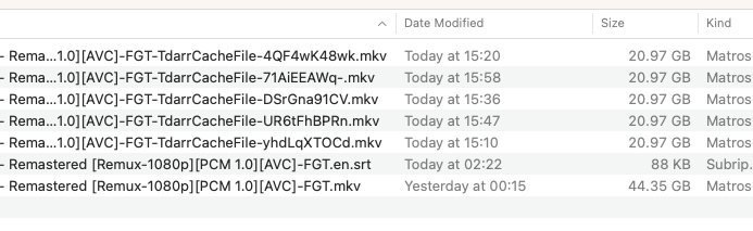 Cache file not being processed, deleting · Issue #868 · HaveAGitGat/Tdarr · GitHub