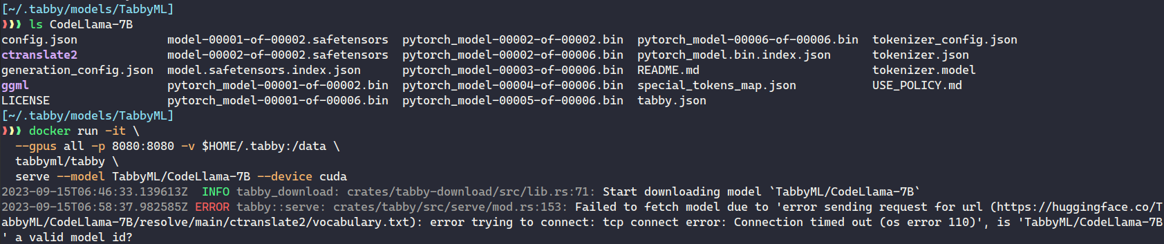 Other Way To Download Model · Issue 448 · Tabbyml Tabby · Github