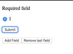 Dynamic radio list with validation schema breaks on item delete · Issue #890 · react-hook-form ...