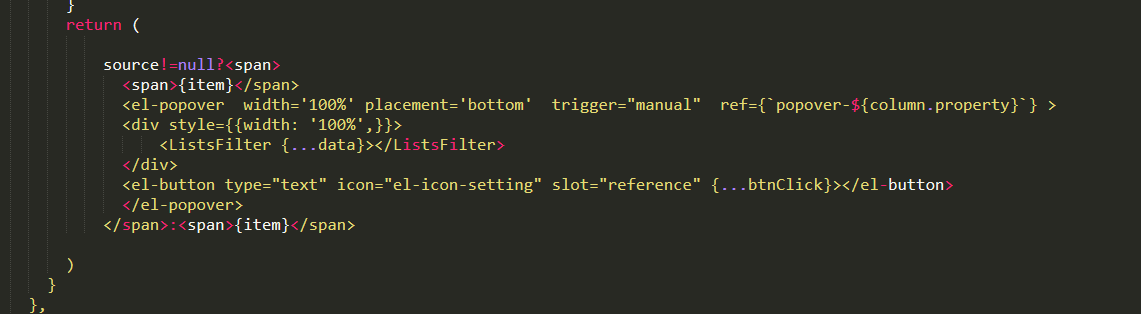 [Bug Report] Use the render-header to customize the header to nest el ...