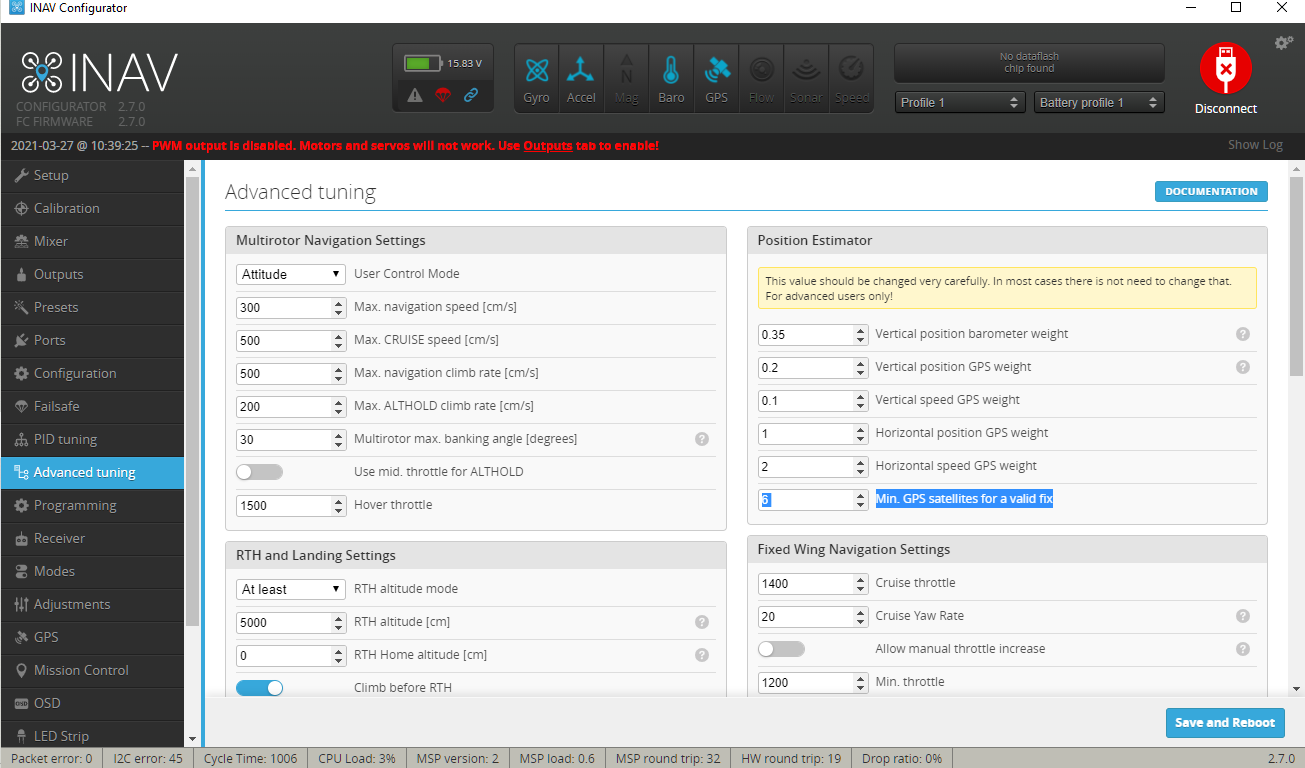 Setting minimum satellites in the UI · Issue #1207 · iNavFlight/inav ...
