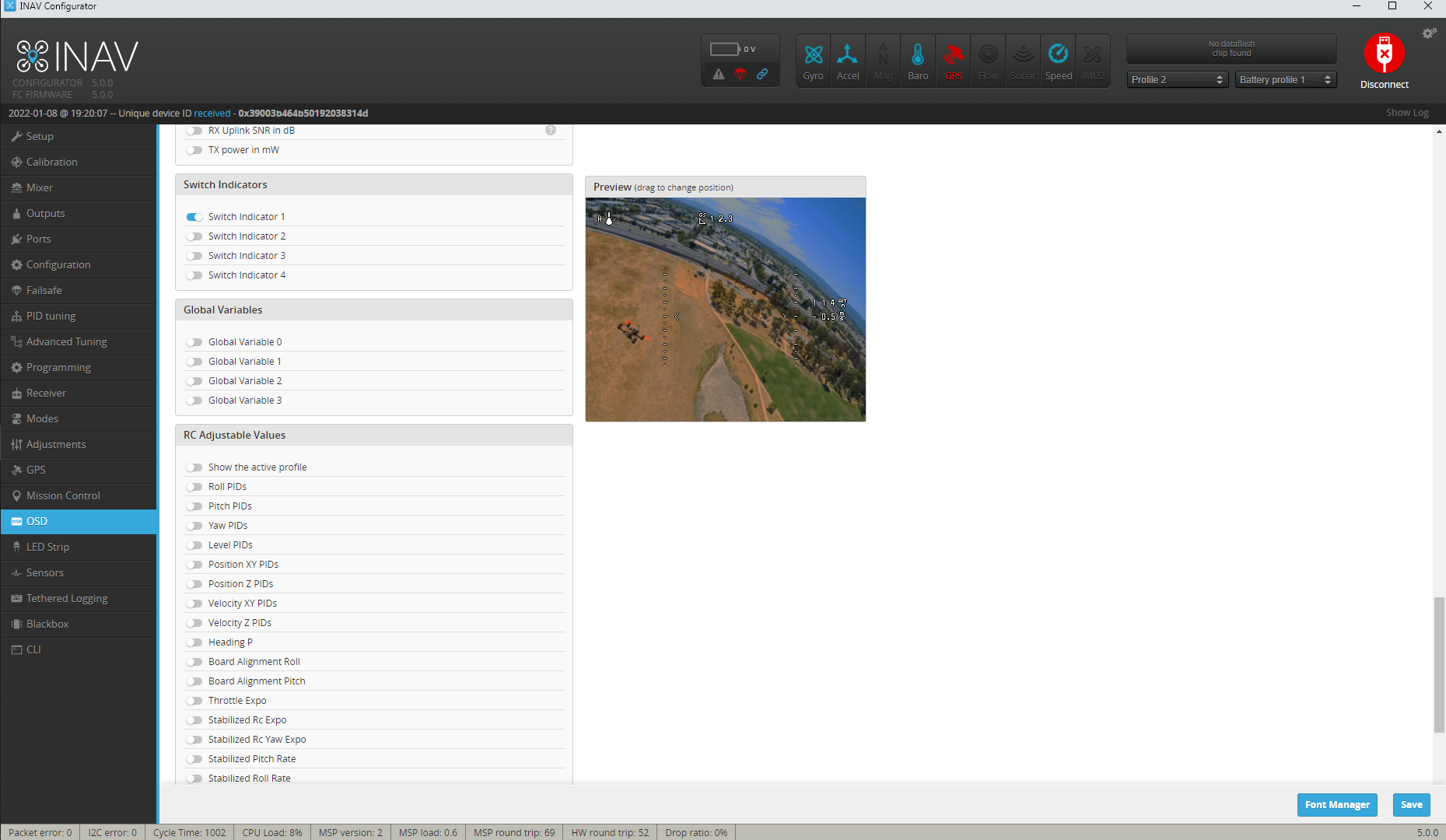 OSD Switch Indicator (for Flaps, Gear, etc.) · Issue #7717 · iNavFlight/inav · GitHub