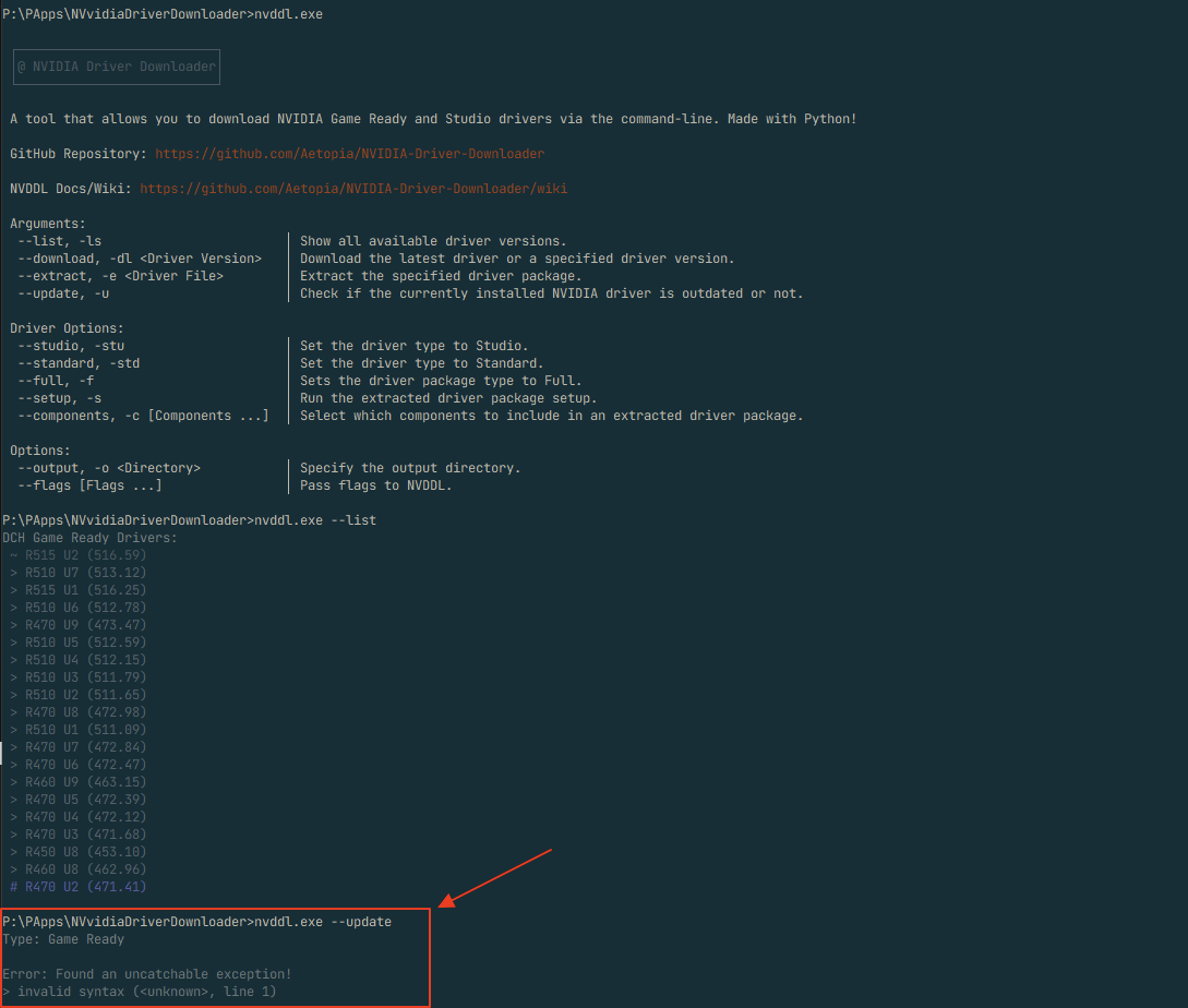Add Quadro/RTX Card Support. · Issue #7 · Aetopia/NVIDIA-Driver ...