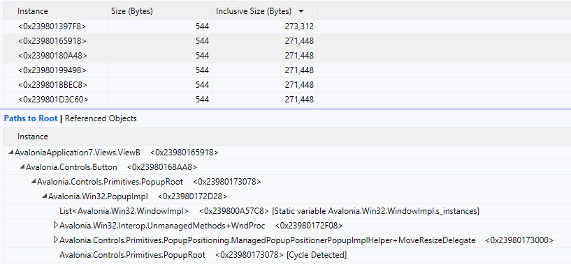 Tooltip preventing view from being GCed · Issue #2822 · AvaloniaUI/Avalonia · GitHub
