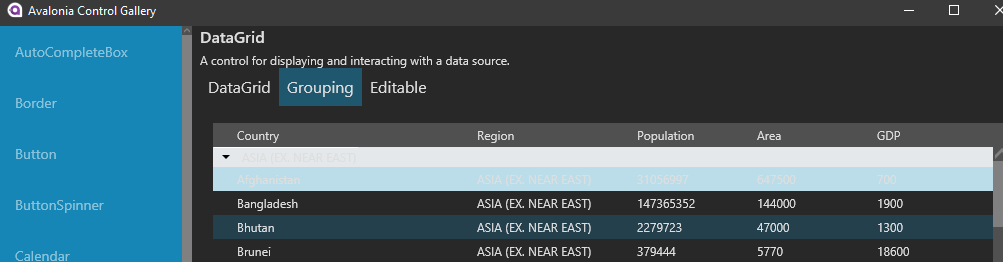 DataGrid selection styling unreadable in dark theme · Issue #2899 ...