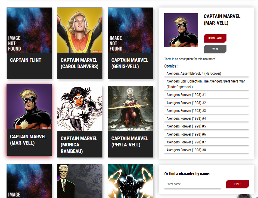 GitHub - zhnurken/marvel-wiki: This is React project. On this project ...